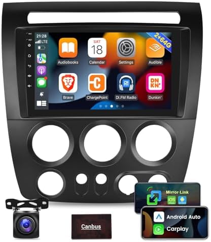 Amazon.com: [2G+64G] Car Radio for Hummer H3 2005-2010, 9 inch Android ...