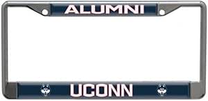Amazon.com: Stockdale Uconn Huskies Alumni Metal License Plate Frame W ...