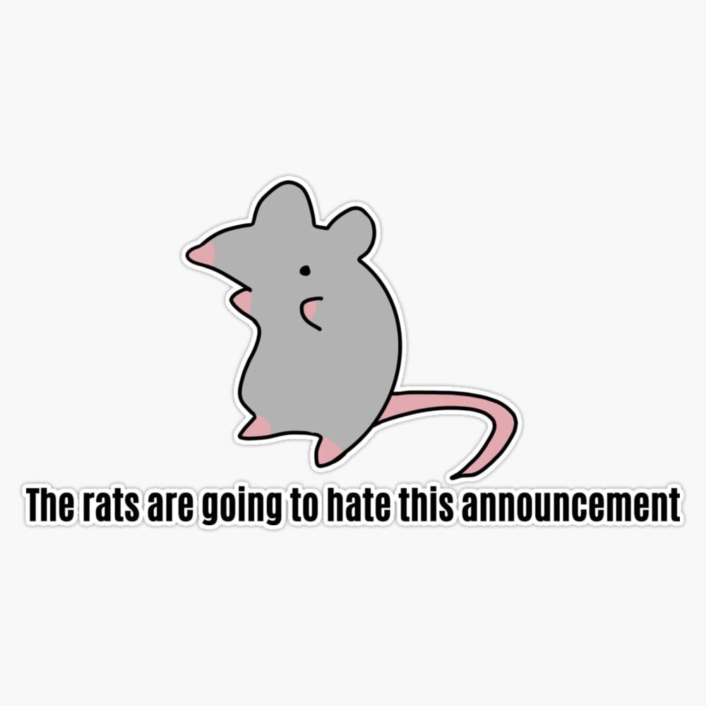 Nyc Rat Memes Pizza Rat Sticker | NYC Pizza Rat Sticker | Pizza Rat