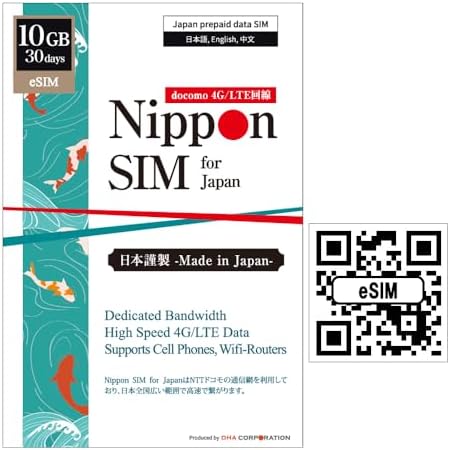 [eSIM] Japan Data Only SIM 30 Days | 10GB High-Speed 4G LTE + Unlimited ...