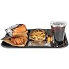 10 x Plastic Food Display Tray Black ABS Food Grade, BPA Free ...