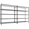 Amazon.com: DurayLoly 2 Set of 45 W Storage Shelves 5 Tier Wire ...