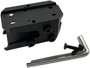 Amazon.com: Metal Adjustable Height Slide Mount Adapter Scope Riser ...