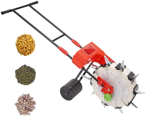 Amazon.com: Hand-Push Roller Seeder Manual Seeder Machine Walk-Behind ...