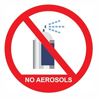 Mintkraft Foam Sheet Multicolor Self Adhesive "No Aerosols" Sign Board ...