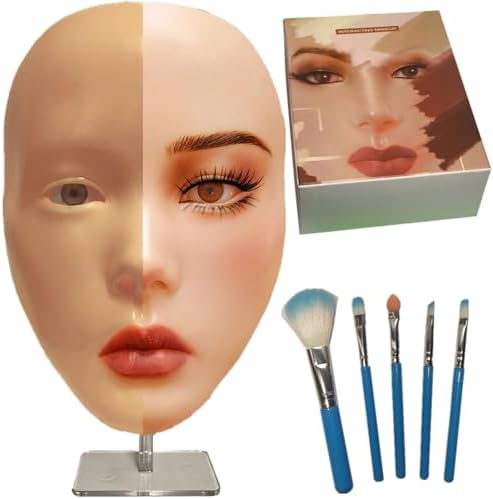 Amazon.com: Makeup Practice Face Board, Reusable Silicone Makeup ...