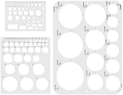 Amazon.com : Helix - Combo Circle Plastic Drawing Template - Essential ...