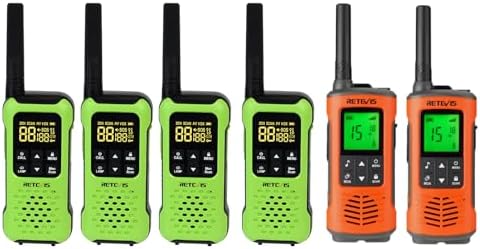 Amazon.com: Retevis RT49P Waterproof Walkie Talkies(4 Pcs) Bundle with ...