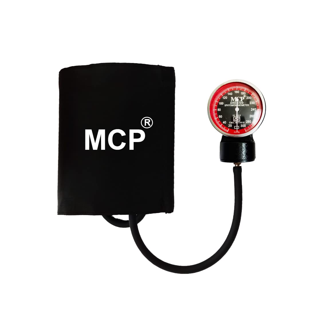 Dr. Care Premium MCP Aneroid Blodd Pressure Monitor with Black Cuff and ...