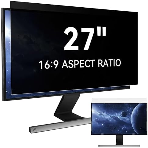 27 Inch Computer Privacy Screen Filter for 16:9 Widescreen Monitor ...