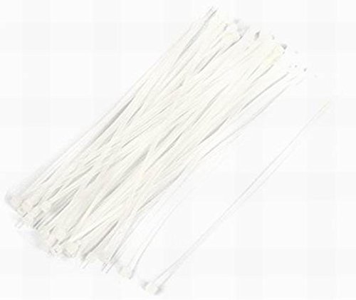 Ucland Electrical Cord Cable Tie Fastener, 150mm x 3mm, 50 Pcs, Off ...