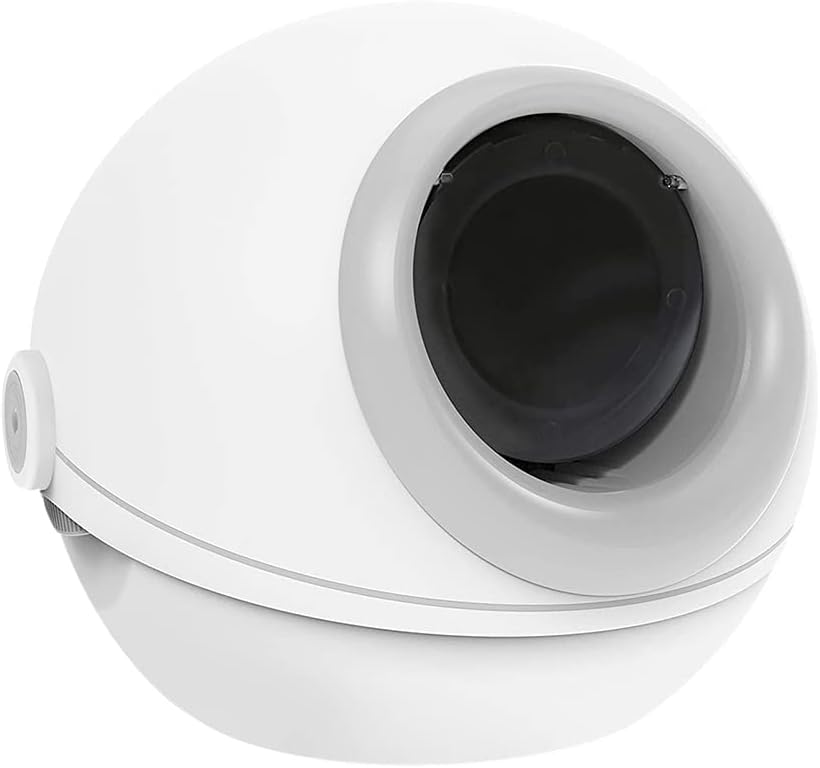 AllPetSolutions Modern Hooded Cat Litter Box With Carbon Filter - Odour ...