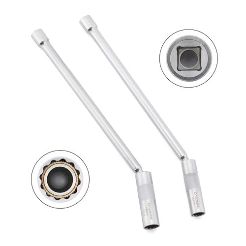 Snapklik.com : CASOMAN 14mm& 16mm Swivel Magnetic Spark Plug Socket