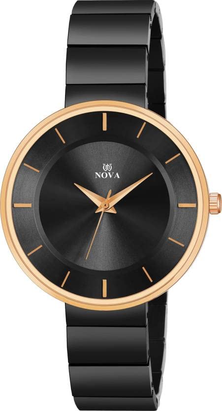 Buy NOVA Rosegold Watch with Solid Chain Women & Girls Rosegold Watch ...