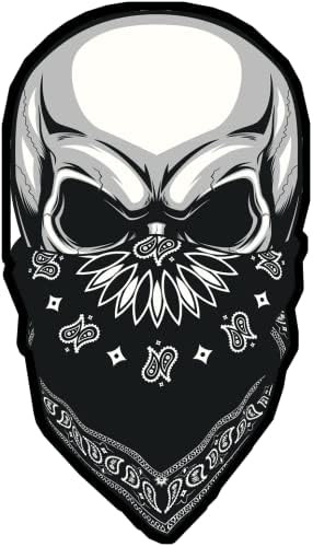 DarkBuck® Skull Gangster Cloth Patches for Clothes Leather Denim ...