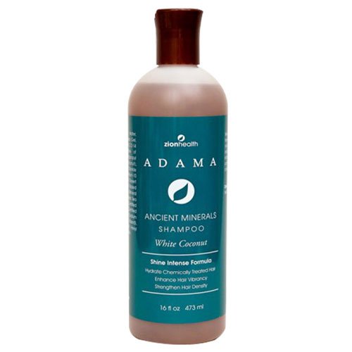 Amazon.com : Zion Health Adama Minerals Shampoo, White Coconut, Pack of ...