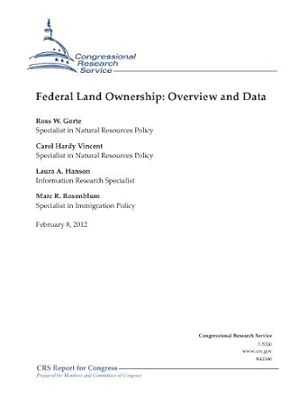 Federal Land Ownership: Overview and Data - Kindle edition by Vincent ...
