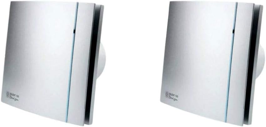 Pack of 2 x Envirovent SILDES100T Silent 'Designer' Extractor Fans ...