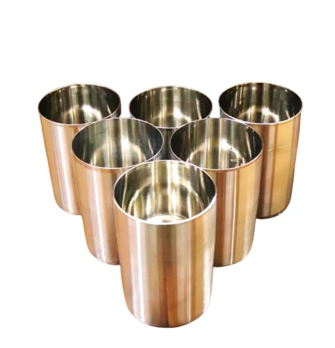 Buy Pack of 6 Stainless Steel Tea Cup Set | Steel Cups | Coffee Cups ...