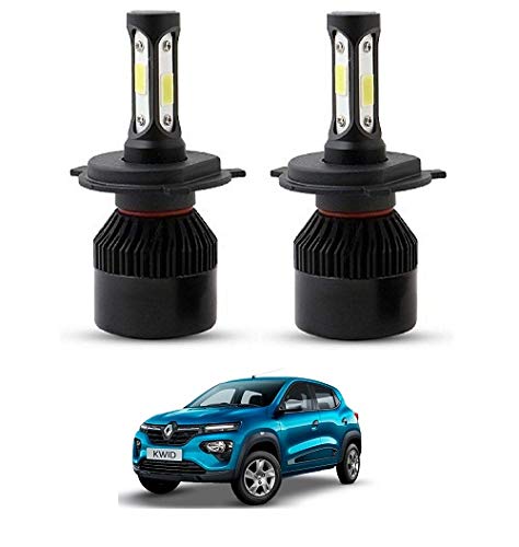 After Cars Renault-kwid New Led Head Light Set of -2 Car Bluetooth ...