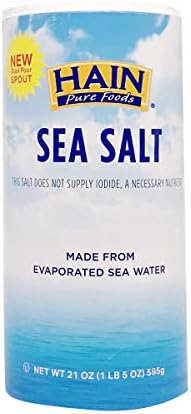 Amazon.com : Hain, Sea Salt, 21 Ounce : Grocery & Gourmet Food