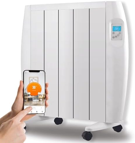 MYLEK Ceramic Panel Heater Radiator Electric with Programmable Digital ...