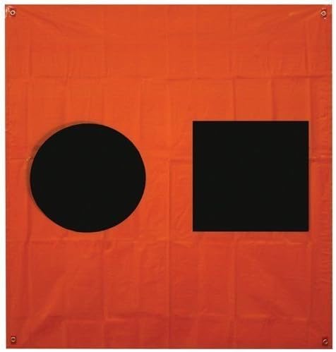 Amazon.com : AES Boating Boat Ship Distress Flag 3 X 3 FEET 3X3 Perma ...