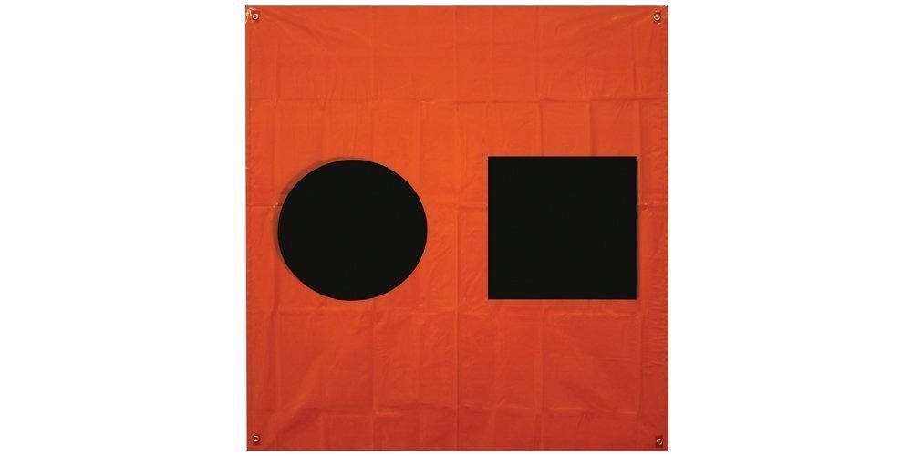 Amazon.com : AES Boating Boat Ship Distress Flag 3 X 3 FEET 3X3 Perma ...