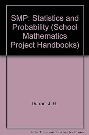 Amazon.com: SMP: Statistics and Probability (School Mathematics Project ...