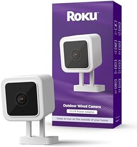 Amazon.com : Roku Outdoor Camera for Home Security - IP65 Weather ...