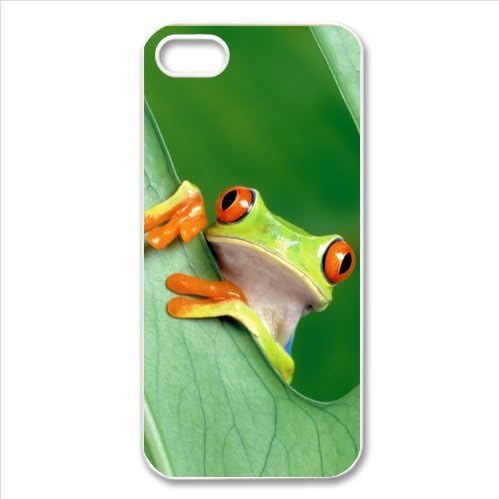 funny tree frog design,red eye tree frogs art Custom Case for iPhone 5 ...