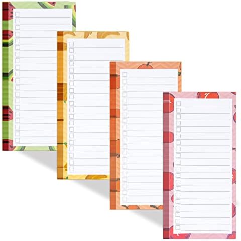 Amazon.com : 4Magnetic Notepads for Refrigerator Grocery List Magnet ...
