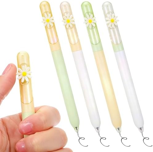 Amazon.com: XLIUAX 4 Pcs Fidget Pens, Fidget Pen for Adults with Daisy ...