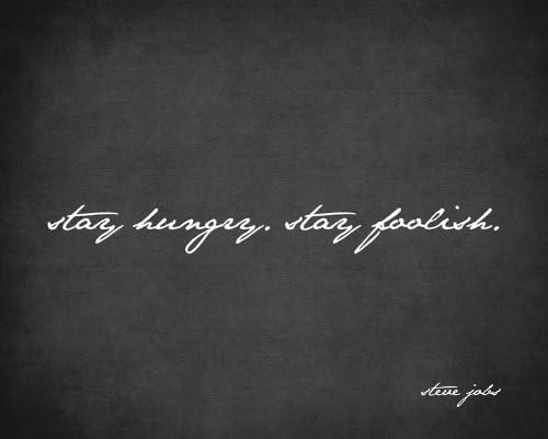 Amazon.com: Keep Calm Collection Stay Hungry Stay Foolish (Steve Jobs ...