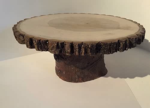 Amazon.com: 14-15" Tree slab display stand, rustic wedding or home ...