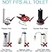 Techo Touchless Toilet Flush Kit with 8” Sensor Range, Adjustable ...
