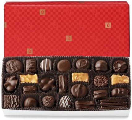 Amazon.com: See's Candies Dark Chocolates (1 Pound (Pack of 1), Red ...