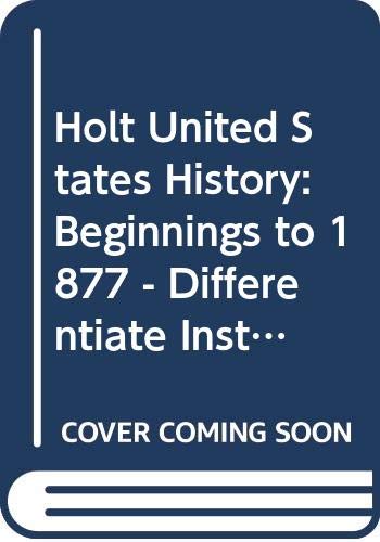 Amazon.com: Holt United States History: Beginnings to 1877 ...