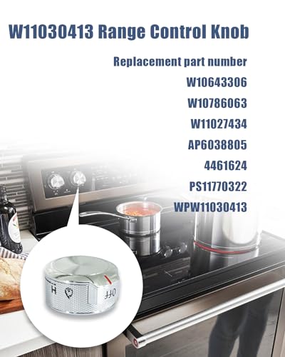 2024 Upgraded W11030413 Range Control Knob Compatible with Whirlpool ...