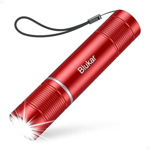 Blukar LED Torch Rechargeable, [2-Pack] Super Bright Adjustable Focus ...