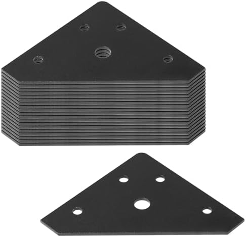 Amazon.com: heneng 20 Pcs Flat Triangular Mending Plates, 4-1/2" x 3-1/ ...