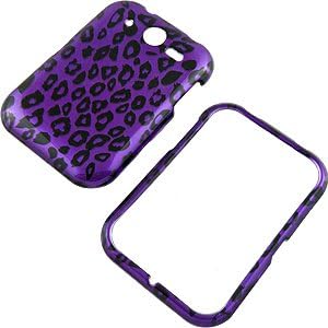 Amazon.com: Purple Leopard Print Protector Case for Pantech Pocket ...