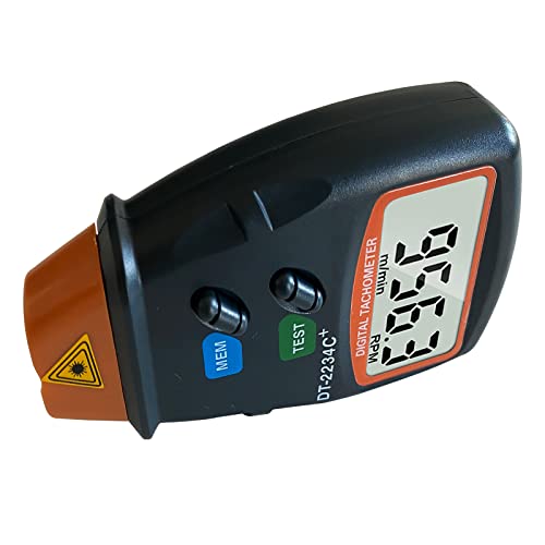 Snapklik.com : Digital Laser Photo Tachometer Gauce For car,Wheels ...