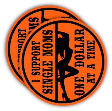 (x2) I Support Single Moms Hard Hat Stickers | Motorcycle Welding ...