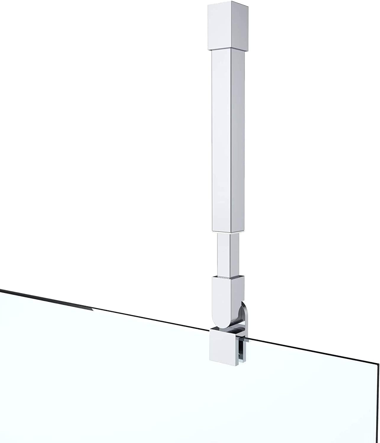 Square Shower Door Glass Support Bar,Wall to Glass Support arm for ...