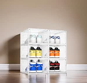 HomeStrap Clear Multi Bins |Multipurpose Transparent Storage Box ...