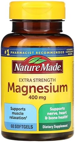 Amazon.com: Nature Made Extra Strength Magnesium Oxide 400 mg, Dietary ...