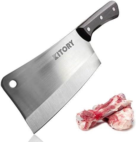 Amazon.com: Juvale Meat Cleaver Bone Chopper for Chef, Meat Cutting ...