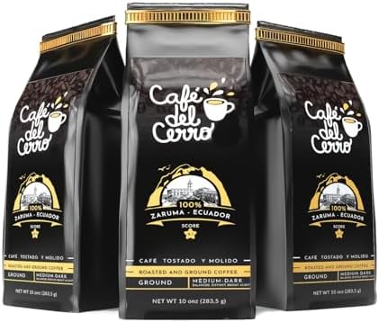 Amazon.com : Arabica Coffee Flavored Ground Coffee, Medium Dark Roasted ...