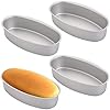 Amazon.com: Yesland 4 Packs Oval Cheesecake Pan - 8 Inch Non-Stick Oval ...